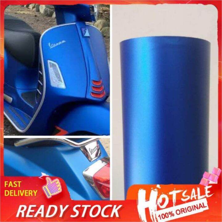 Stiker Skotlet Motor Warna Biru Doff Chrome Metalik Stiker Motor Biru ...
