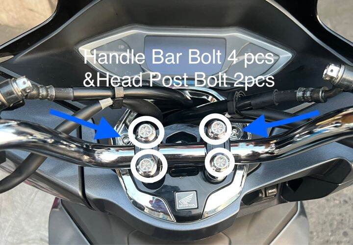 CB Moto: HENG Handle Bar Bolts & Head Post Bolts for PCX 160 CNC ...