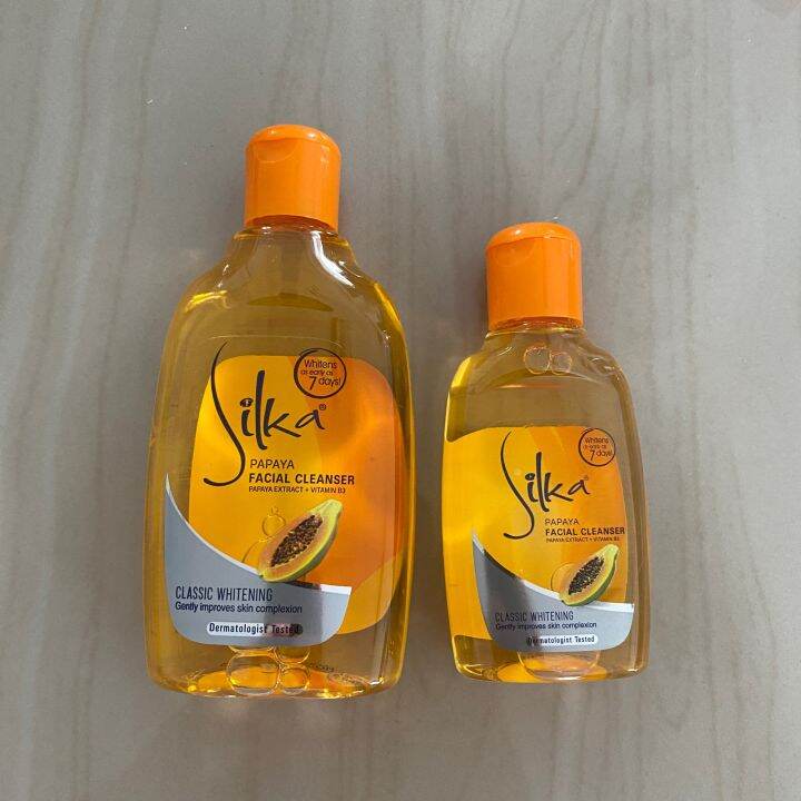 Silka papaya facial cleanser 75ml 150ml | Lazada PH