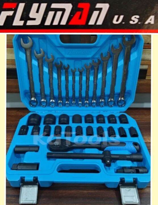 flyman original 37 pcs socket and Combination set | Lazada PH