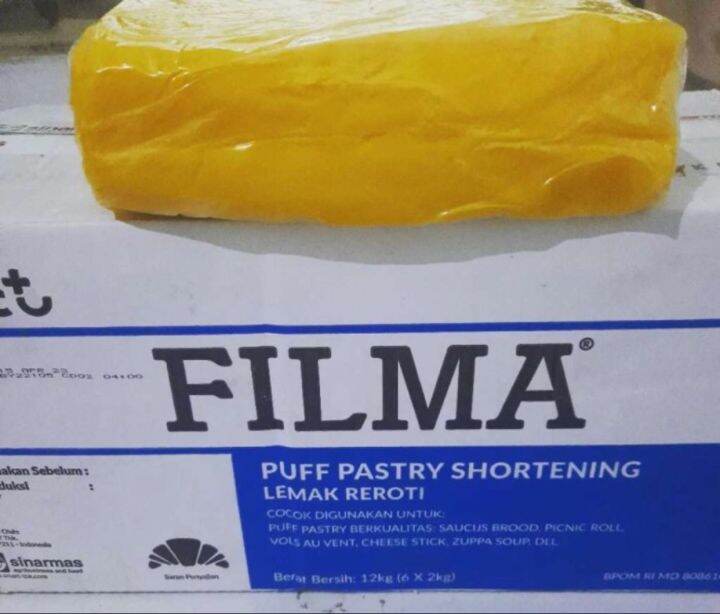 Korsvet FILMA PUFF Pastry Shortening Mentega Repack 500 Gram Margarine ...