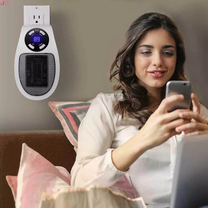 Digital Dekstop Room Heater system Remote Portable mini blower Pemanas ...