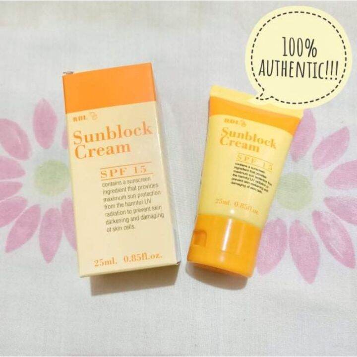 RDL Sunblock Cream SPF 15 25ml | Lazada PH