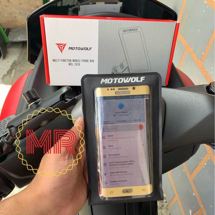 ORIGINAL MOTOWOLF WATERPROOF PHONE HOLDER | Lazada PH