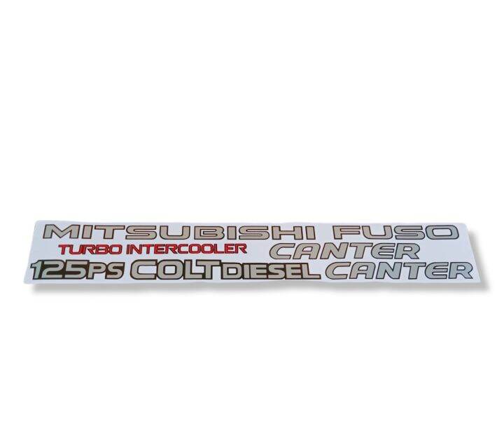 sticker stiker Mitsubishi Fuso canter 110ps 125ps | Lazada Indonesia