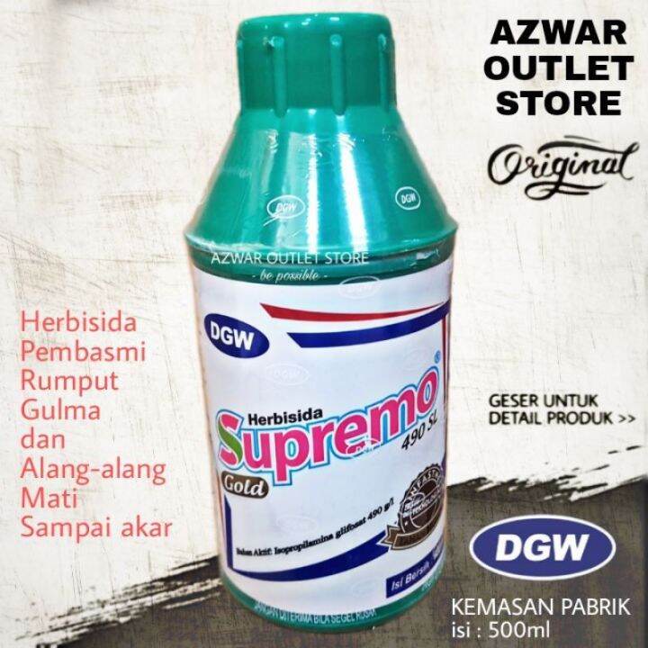 RACUN RUMPUT DAN TANAMAN LIAR (500ml) | HERBISIDA SISTEMIK Supremo ...