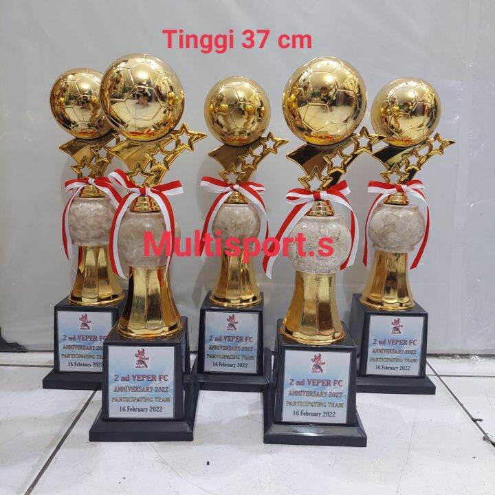 PIALA TROPHY BOLA MARMER 37 CM | Lazada Indonesia