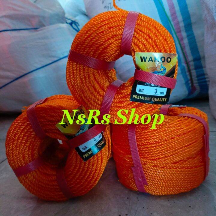 TALI TAMBANG 3MM WAHOO / TALI LAYANG LAYANG / TALI JARING / TALI LOSBAK ...