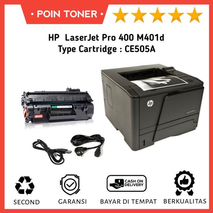 Printer HP LaserJet Pro 400 M401d (Duplex) | Lazada Indonesia