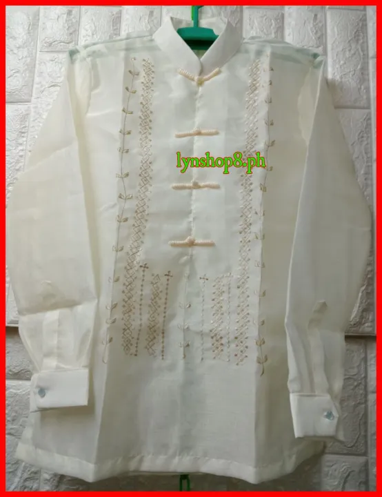 barong tagalog for adult chinese collar /button | Lazada PH