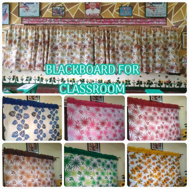 Chalkboard/Blackboard Curtains for classroom curtain | Lazada PH