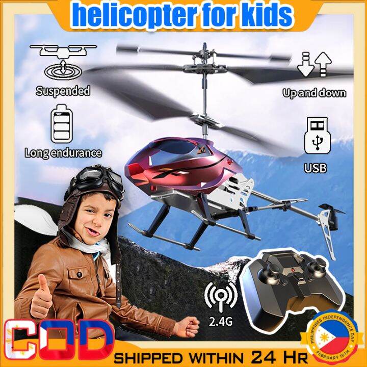 kids Remote control helicopter USB rechargeable Infrared sensor RC ...