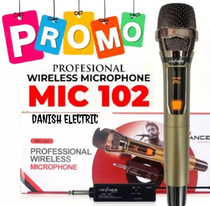 PALING LARISSSSSS!!!!!!!!!!!!! Mic wireless Karaoke Advance 102 ...