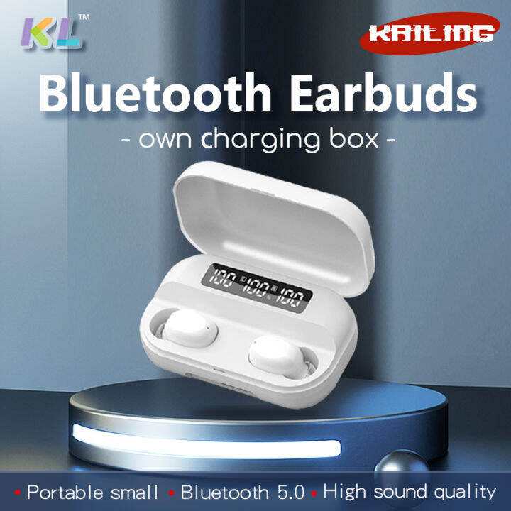 KL Bluetooth wireless earbuds for Android/IOS charging case bluetooth ...