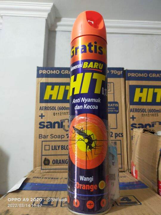 Hit aerosol pembasmi serangga 600ml | Lazada Indonesia