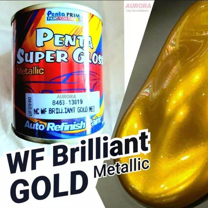 Cat Penta Super Gloss 200gr Emas Metalic WF Brilliant Gold Met Metalik ...