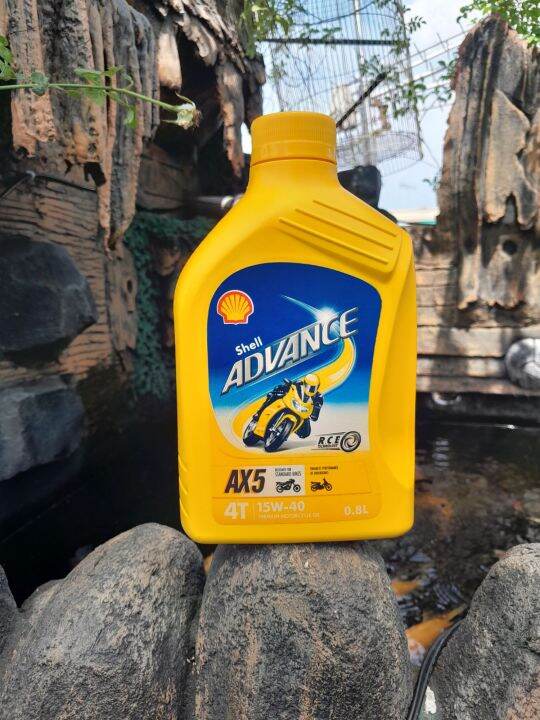 Shell Advance AX5 4T 15W-40 API SL JASO MA Premium oil 800ml | Lazada Indonesia
