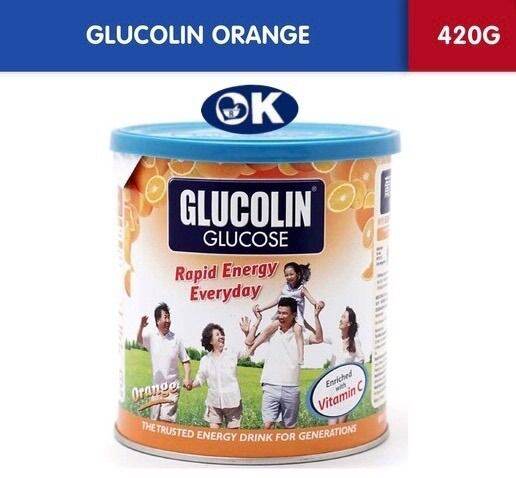 GLUCOLIN Orange Glucose Powder 420g (Exp: 02/2025) | Lazada