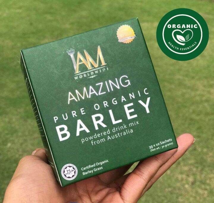 IAM worldwide Amazing Pure Organic Barley 1 Box 3g x 10sachet ...