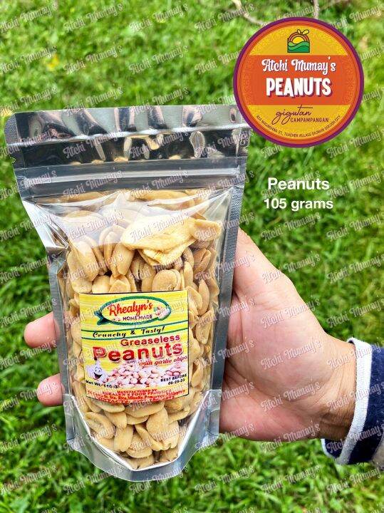 Greasless Peanuts with Garlic Chips 100g | Lazada PH