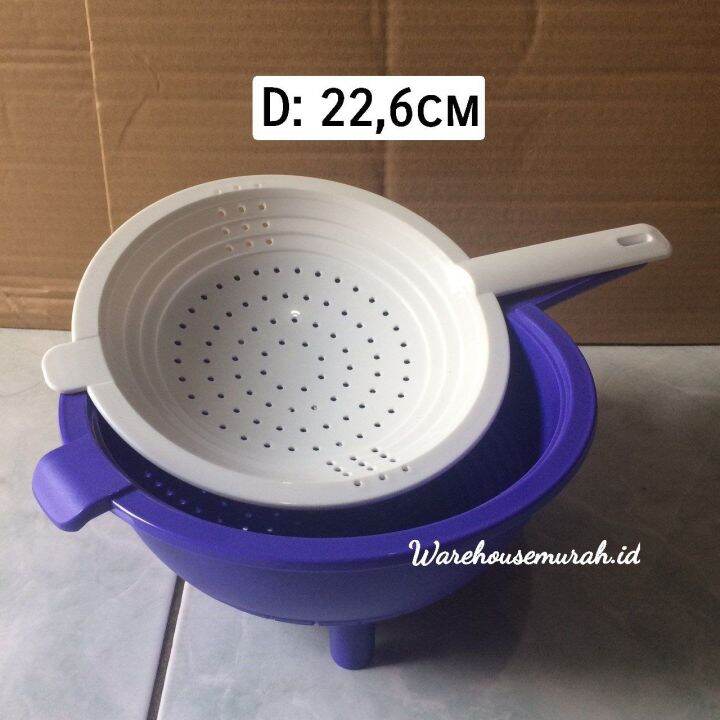 Double Colander ( Saringan makanan ) by tupperware | Lazada Indonesia