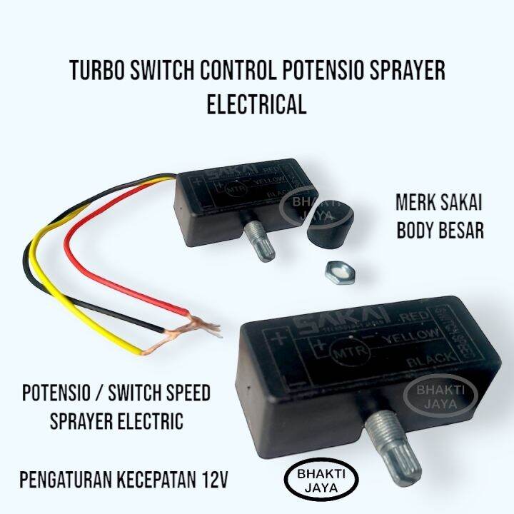 Turbo Switch Control Potensio Sprayer Electrical | 12V | Lazada Indonesia