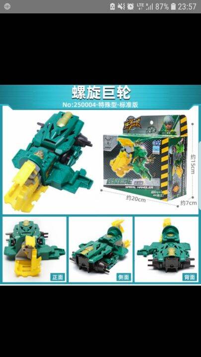 break go ga spiral mangler non bandai thunder machines merek xuan dou ...