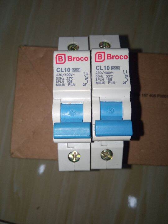 mcb broco 10a biru | Lazada Indonesia