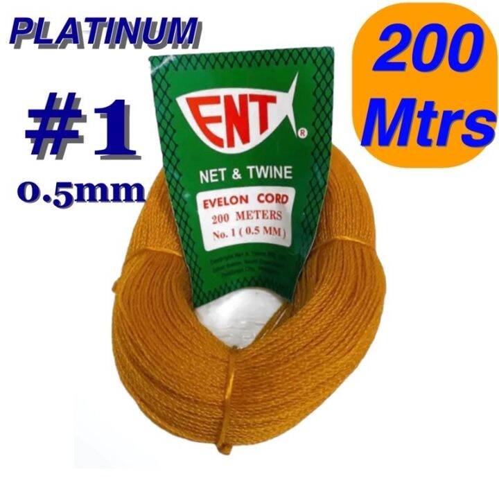 200Mtrs ENT Rope #1 Twine (0.5mm) Sold per 200m roll tali lubid | Lazada PH
