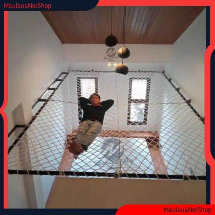Permeter Jaring Tambang Nilon 10mm Jaring Ayunan/Climbing Net/Hammock ...