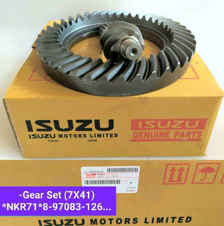 Gear Set Crown Wheel Pinion Isuzu ELF NKR71 7X41 Original Isuzu | Lazada Indonesia
