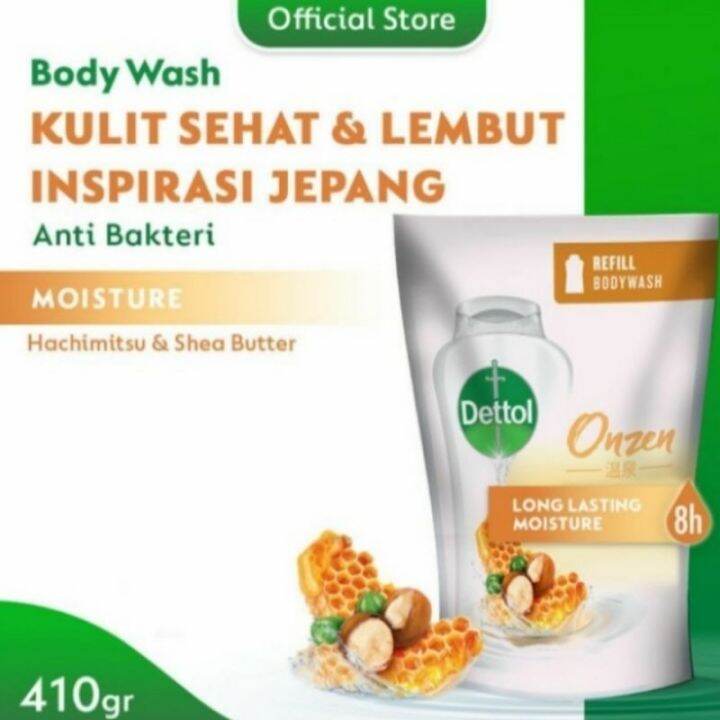 DETTOL Body Wash Onzen Hachimitsu & Shea Butter 410g | Lazada Indonesia