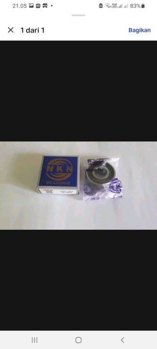 Ball bearing 6201 2RS NKN | Lazada Indonesia