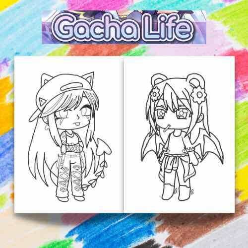 Gacha Life Coloring Booklet for Kids, Gacha Life Coloring Book | Lazada PH
