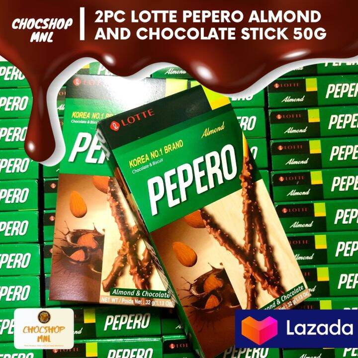 Pepero Almond Imported Chocolate (2 PC) | Lazada PH