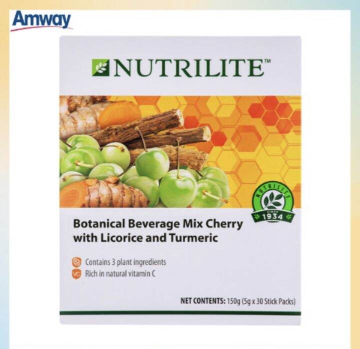 Amway Nutrilite Botanical Beverage Mix Cherry with Licorice and ...
