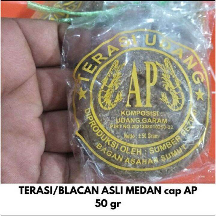 TERASI / BLACAN cap AP asli MEDAN 50 gr | Lazada Indonesia