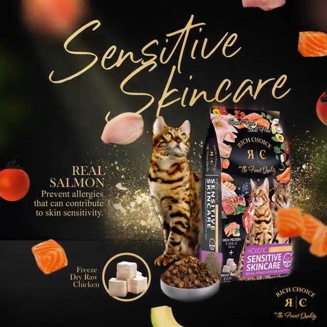 Rich Choice Holistic Sensitive Skin Care + Freeze Dried Chicken Raw ...