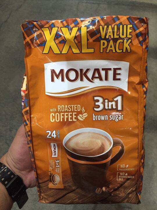 MOKATE with roasted coffee 3in1 24sachets brownsugar GOLD CLASSIC XXL | Lazada PH