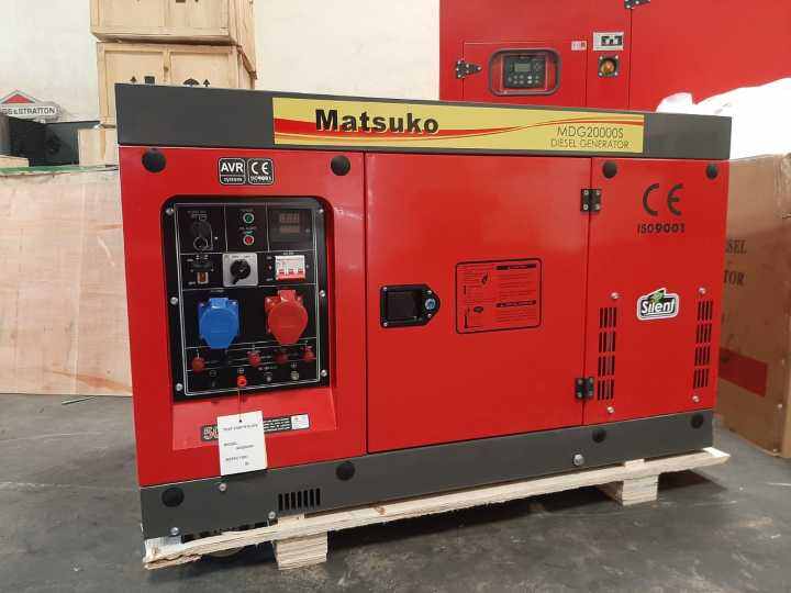 Mesin Genset Generator 20 kva 1 phase dan 3 phase MATSUKO Japan ...