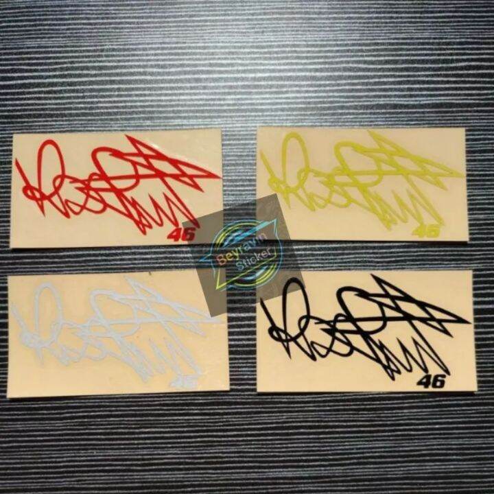 STICKER TANDA TANGAN ROSSI CUTTING | Lazada Indonesia