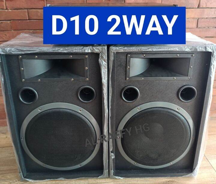 D10 2WAY SPEAKER (1000watts PAIR) | Lazada PH