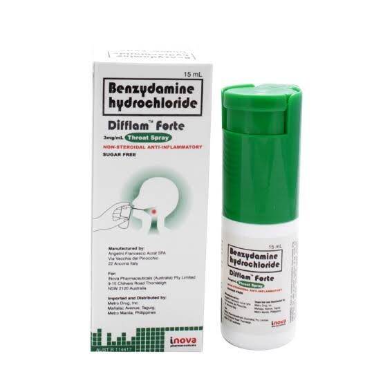 Difflam Forte Throat Spray (15ml) | Lazada PH