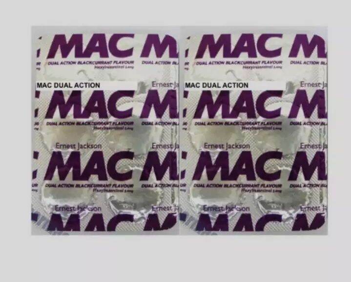 Mac Dual Action Lozenges 1 Strip of 6 Tables | Lazada