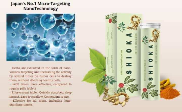 SHIOKA EFFERVESCENT TABLET-Reduces Tumor Causing cells,noctoria and ...