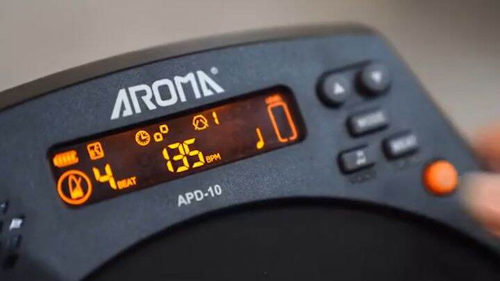 Aroma APD-10 แป้นซ้อม กลองไฟฟ้า แป้นซ้อมกลอง | Lazada.co.th