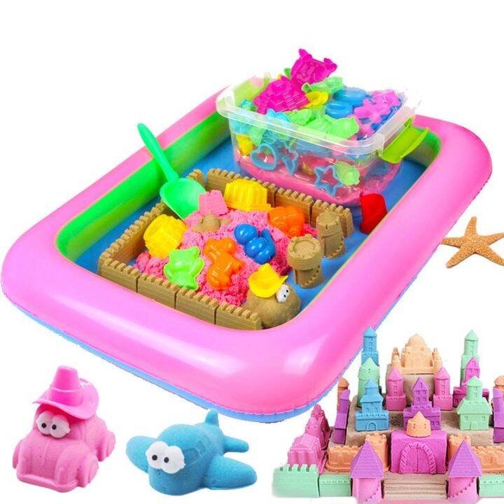 🇲🇾 DIY Kinetic Play Sand Kikinetic Bermain Pasir 1Kg/2Kg/3Kg Pasir ...