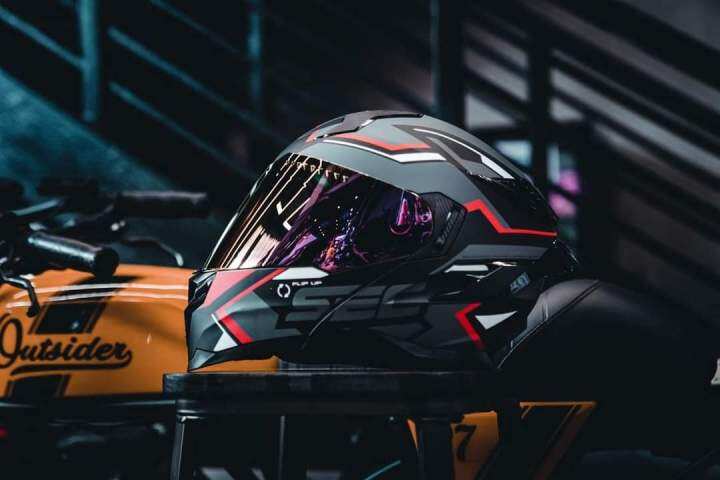 SEC Revolt Atomik Dual Visor Modular Helmet | Lazada PH