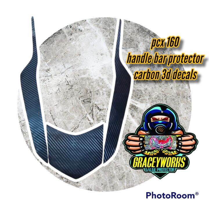 PCX 160 GRAB BAR CARBON DECALS STICKER | Lazada PH