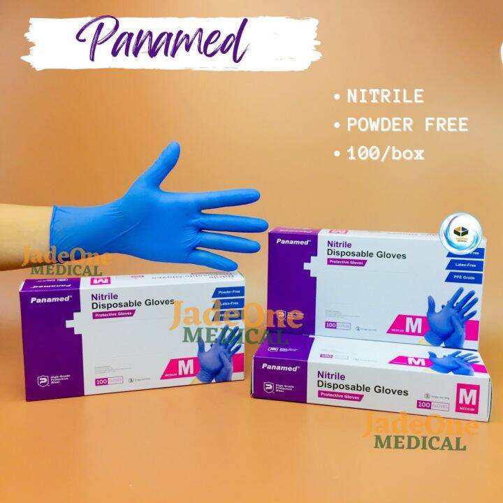 PANAMED Nitrile Gloves | Lazada PH